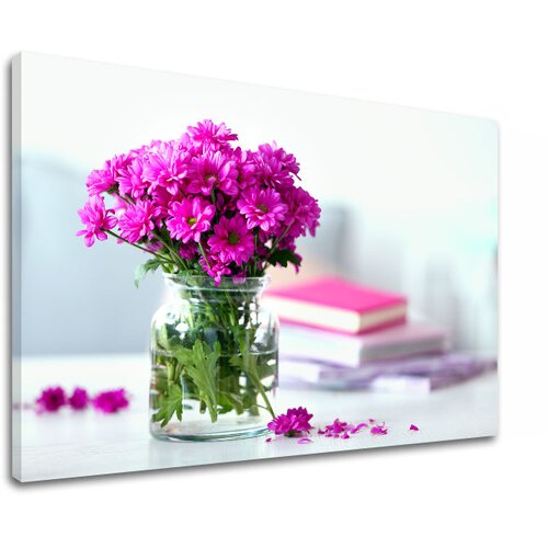 Slike na platnu roze CVEĆE 151 11 moderne slike na platnu ePonuda