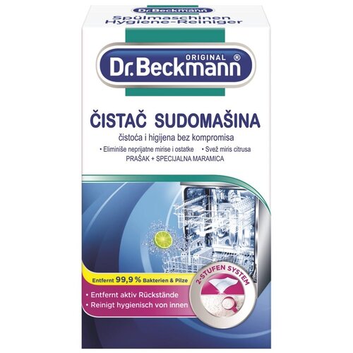 Dr Beckmann čistač za mašine za pranje sudova prašak maramica ePonuda