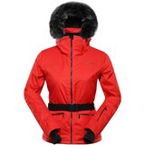 Alpine pro Women's ski jacket with ptx membrane OLADA olympic red ...
