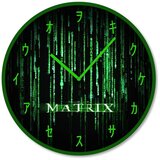 Pyramid zidni sat The Matrix - Code - Wall Clock | ePonuda.com