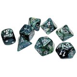 Chessex kockice - polyhedral - lustrous - neptune & grey (7) | Eponuda.com