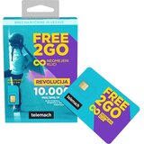 Telemach predplačniški paket SIM free2go Revolucija | Shoptok.si