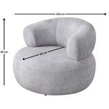Atelier Del Sofa fotelja roma grey | Eponuda.com