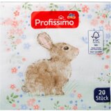 Profissimo salvete 3-slojne, motiv: zeka u cveću 20 kom | ePonuda.com