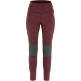 Fjällräven ženske sportske helanke Abisko Vаrm Tights ženski bordo ...