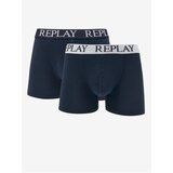 Replay Set of two men's boxers in dark blue - Men | ePonuda.com