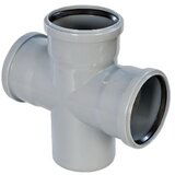 Peštan pP T-račva ø32/ø32/87,5° siva | ePonuda.com