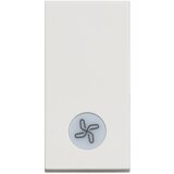 LEGRAND ELECTRIC prekidač običan LG 1M Classia, 10A, simbol ventilatora ...