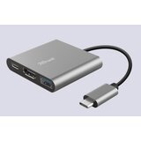 Trust Adapter DALYX USBC/3in1/Aluminjum/siva | Eponuda.com