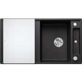 Blanco pomivalno korito AXIA III 5 S InFino SILGRANIT desko steklo, z daljin. prim. - GRAFIT ...