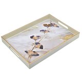 Crafter Poslužavnik zlatni listovi PVC 29,5cm | ePonuda.com