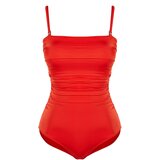 Trendyol Red Strapless Formal Swimsuit | Eponuda.com