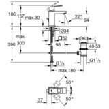 Grohe stojeća slavina za lavabo EUROCUBE 23127000 | ePonuda.com