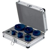 Krunaste testere hss-bimetal u alu-koferu 9 kom. | ePonuda.com