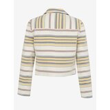 Camaieu Cream striped jacket - Women's | ePonuda.com