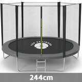 Top Springen trambolina 244cm sa merdevinama siva | Eponuda.com