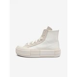 Converse Cream Women's Ankle Sneakers on the Chuck Taylor Platform ...