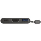 Trust Adapter DALYX USBC/3in1/Aluminjum/siva | Eponuda.com