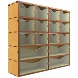 Green Stuff World MDF Vertical Rack with 16 Drawers - Vertikalni stalak ...