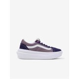 Vans Purple Womens Platform Sneakers UA Old Skool Overt CC - Ladies ...