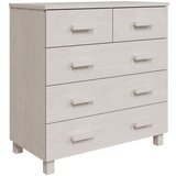 Maison Chic Komoda - Predalnik HAMAR bela 79x40x80 cm trdna borovina, (21717304) | Shoptok.si