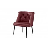 Atelier Del Sofa fotelja roma black metal dusty rose | EPonuda.com