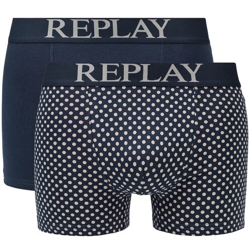 Replay Men's boxers Bordeaux plava | siva | ePonuda.com