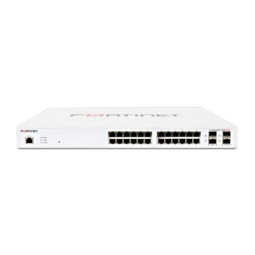 Fortinet switch FS-124E-FPOE /24GE +4SFP, 24port poe with max 370W ...