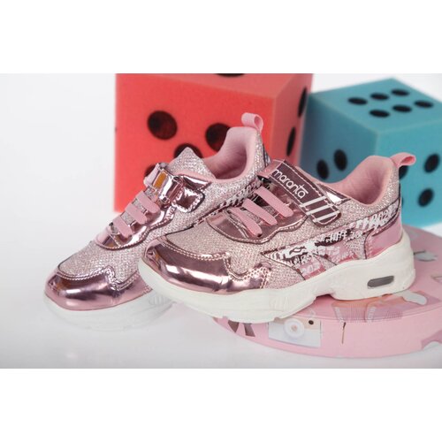 Roze patike za devojčice roze sjajne maranta svetleći đon | ePonuda.com