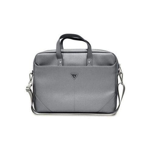 Guess torba za notebook 15/16" Silver Saffiano Hot Stamp | ePonuda.com
