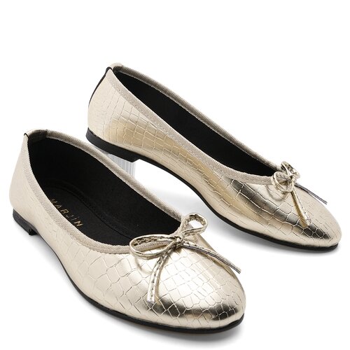Marjin Ballerina Flats - Gold-colored - Flat | Eponuda.com