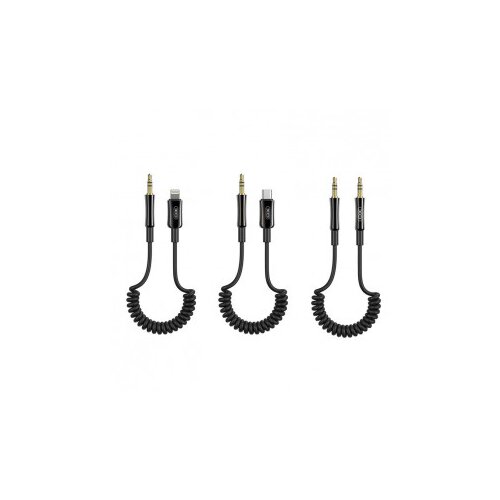 XO NB-R255B Audio adapter Type-C to 3.5mm crni | Eponuda.com