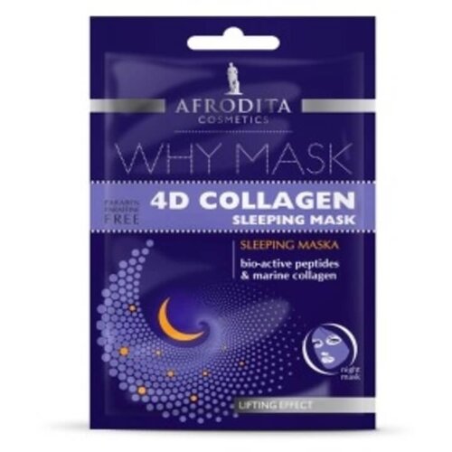 Afrodita Cosmetics why mask 4D collagen 2*6ml | ePonuda.com