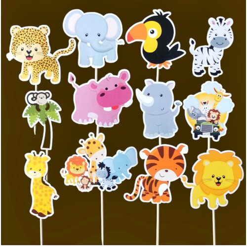 Toperi Safari životinje - set 12 kom | Eponuda.com