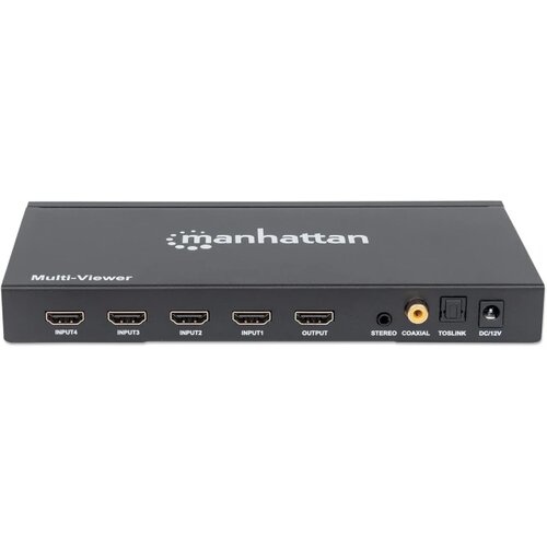 Manhattan HDMI Switches 1080p 4-Port Multiviewer, 207881 | Eponuda.com