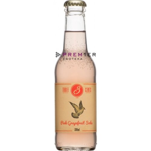 Three Cents Pink Grapefruit Soda 0.2l | Eponuda.com