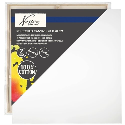 Platno za slikanje Hobby Nassau 20x20 cm - 2 kom (slikarsko) | ePonuda.com