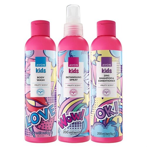 Avon Kids Fruity TRIO set za negu i sređivanje | Eponuda.com