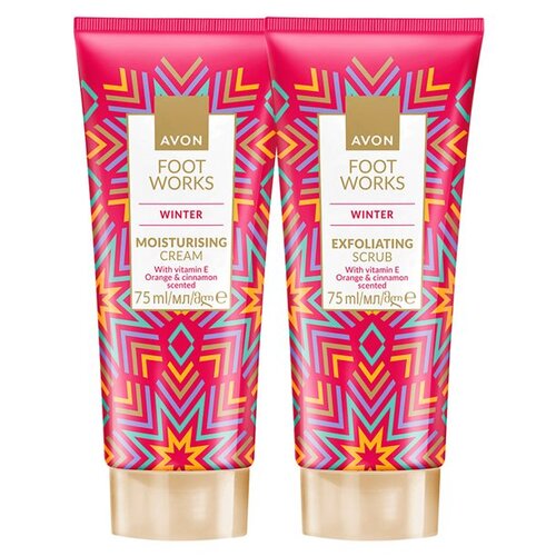 Avon Footworks Duo set sa narandžom i cimetom za negovana stopala 2401099 | ePonuda.com