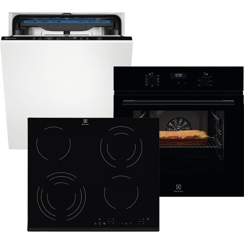 Electrolux ugradni set EOF5C50BZ+EHF6343FOK+EES48200L | EPonuda.com