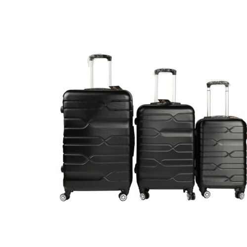 Kick enjoy koferi set 1/3 canaria black | ePonuda.com