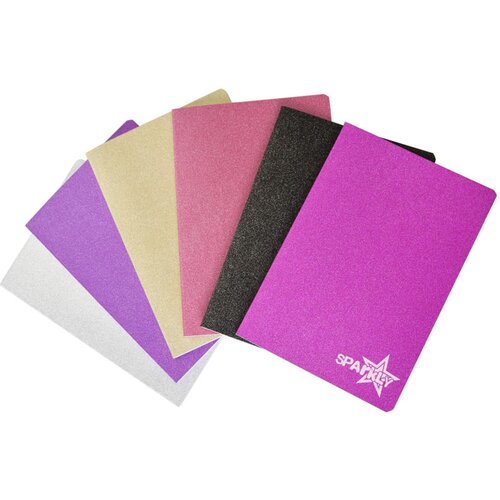 Velike sveske na široke linije - pakovanje 10 komada Sparkly | ePonuda.com