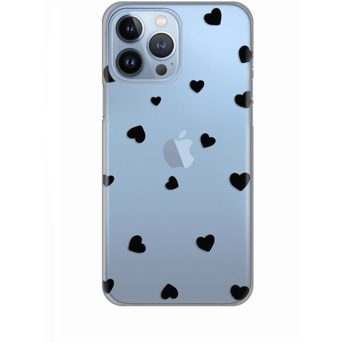 Maska Silikonska Print Skin za iPhone 13 Pro Max 6.7 Hearts | ePonuda.com