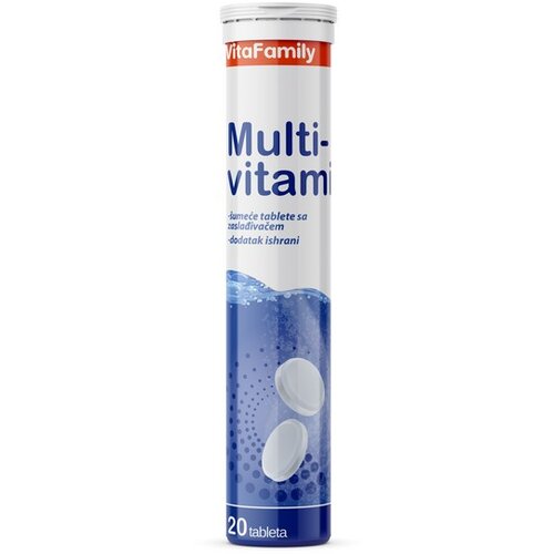VITAFAMILY Šumeće tablete Multivitamin 20/1 100g | ePonuda.com