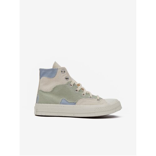 Converse Green-cream womens ankle sneakers Chuck 70 Craft Mix - Women ...