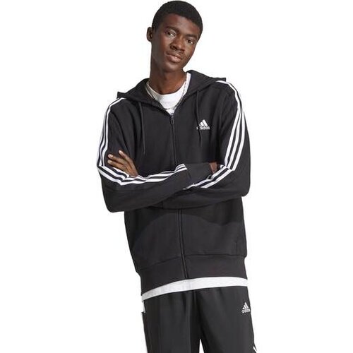 Adidas Essentials French Terry 3-Stripes Full-Zip Hoodie | ePonuda.com