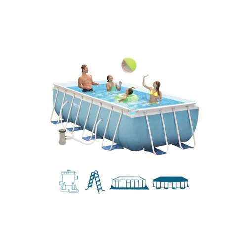 Intex bazen prism frame sa metalnom konstrukcijom 488 x 244 x 107 cm ...