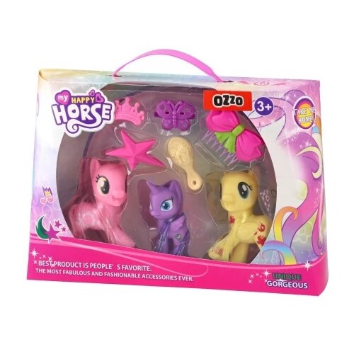 Fun horse, set figura, tri ponija, set sa šnalicama ( 867194 ...