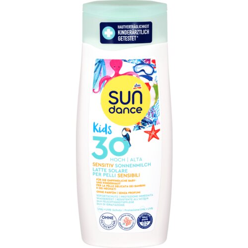 sundance sensitiv kids mleko za zaštitu od sunca za decu, SPF30 200 ml | ePonuda.com