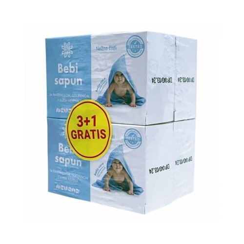 Nevena baby sapun plavi 78g 3+1 gratis | ePonuda.com